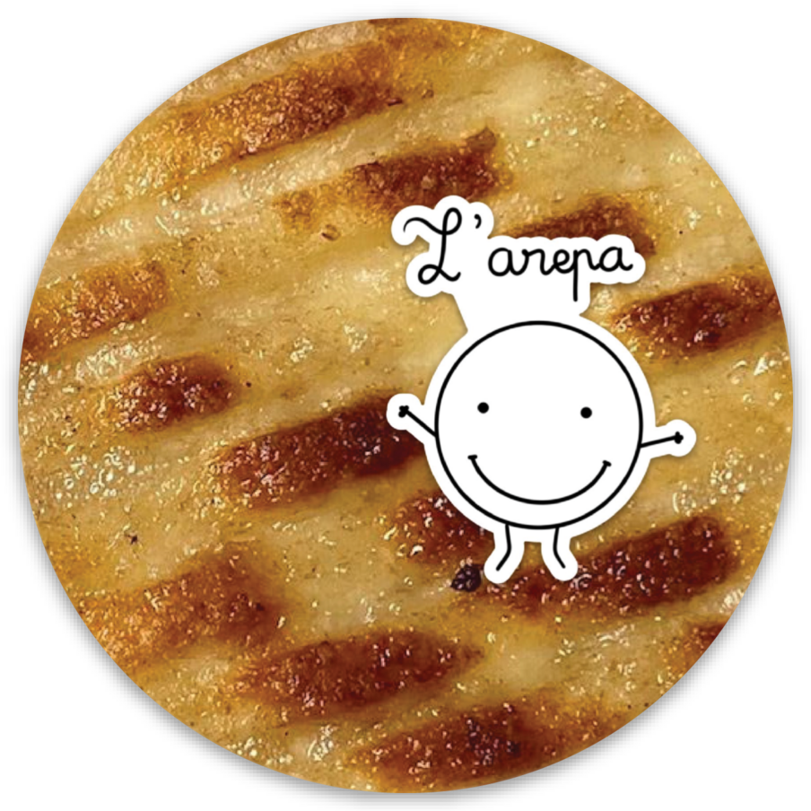 Sticker de l'arepa – L'arepa.net